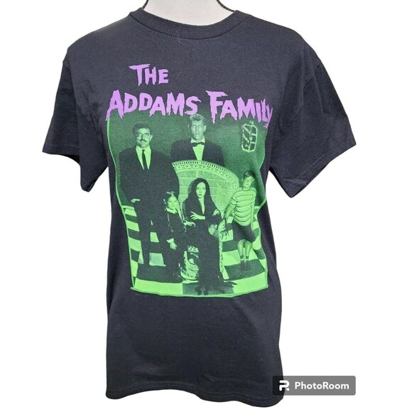 Tops | The Addams Family Tshirt 2 Sides Size Small Retro | Poshmark